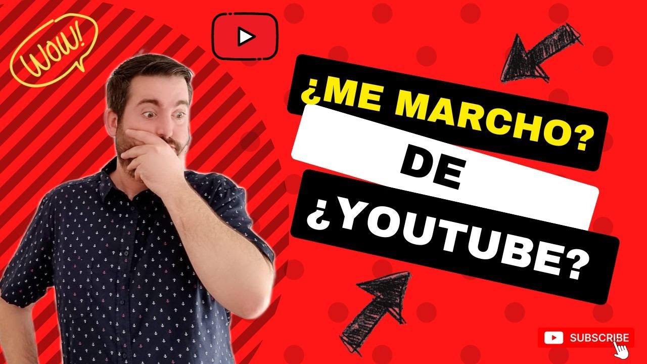 ¿Me Marcho de Youtube? 🤔 😲 😎 Juan Manuel Vaz - YouTube