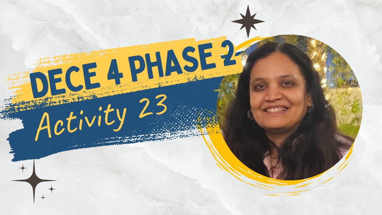 DECE 4 phase 2 | Activity : 23 - YouTube
