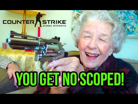 CS:GO MLG "BEST NO SCOPE EVER". Counter Strike Player gets NO SCOPED ...