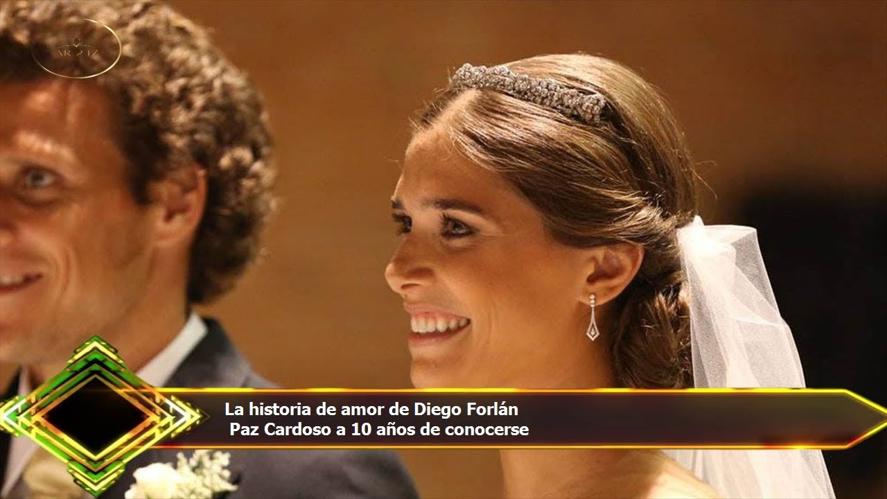 La historia de amor de Diego Forlán Paz Cardoso a 10 años de conocerse ...
