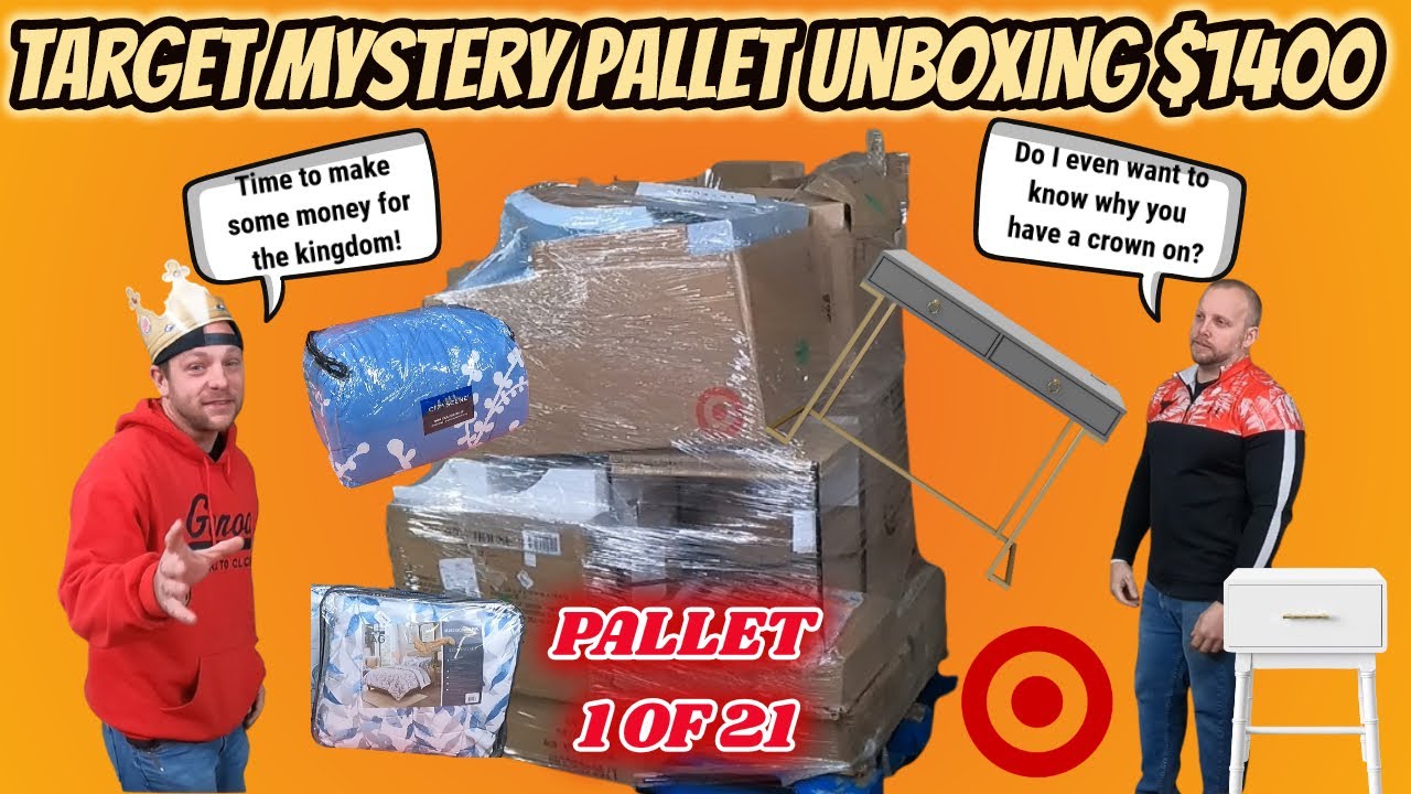 Target Mystery Pallet Unboxing Boxes Ep 1 of 21 - YouTube