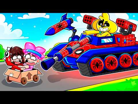TANQUE NOOB vs TANQUE de SPIDERMAN 😱🤣 DESAFÍO de MIKECRACK, INVICTOR y RAPTOR