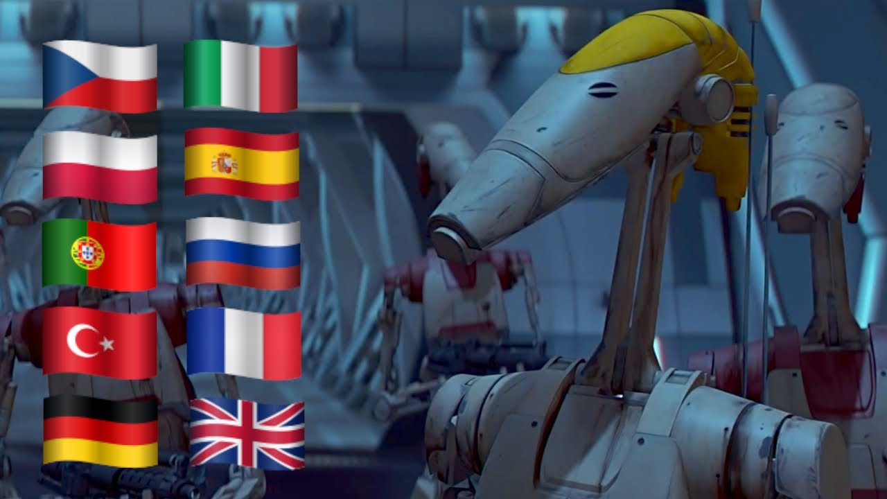 "Check It Out Corporal, We'll Cover You" in 10 Languages | Star Wars: Episode I - The Phantom ...