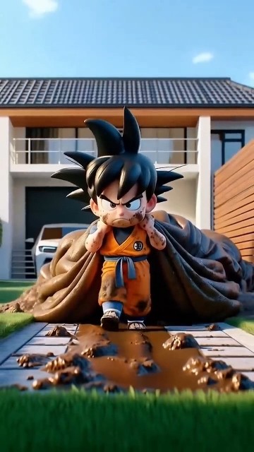 Angry Kid Goku😡😡 Makes Chocolate from Mud for His Dad — and the ...