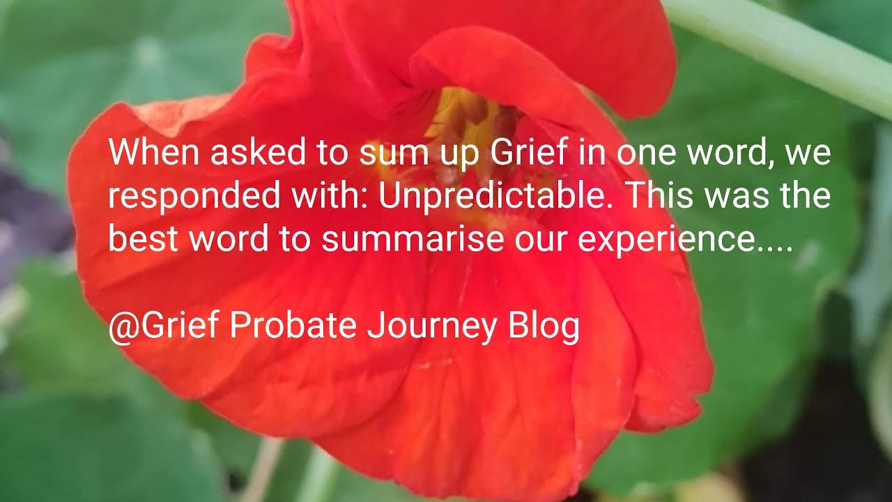 Grief is Unpredictable - YouTube