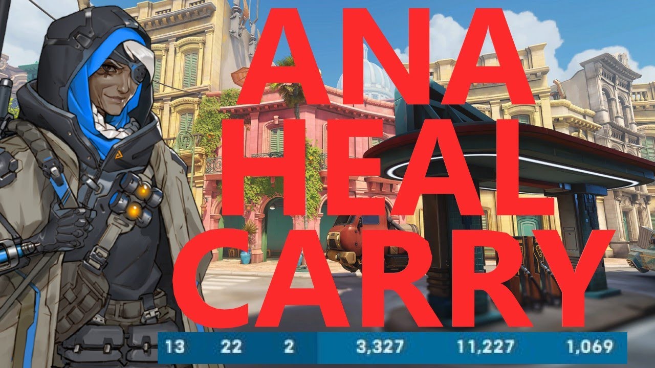 Hard Carrying with Healing on Ana in 6v6 Overwatch 2 - YouTube