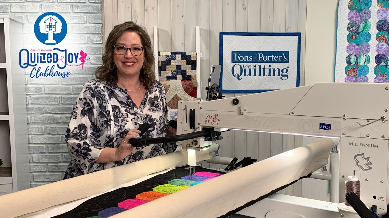 Quilted Joy Clubhouse LIVE With Angela Huffman | January 2024 - YouTube