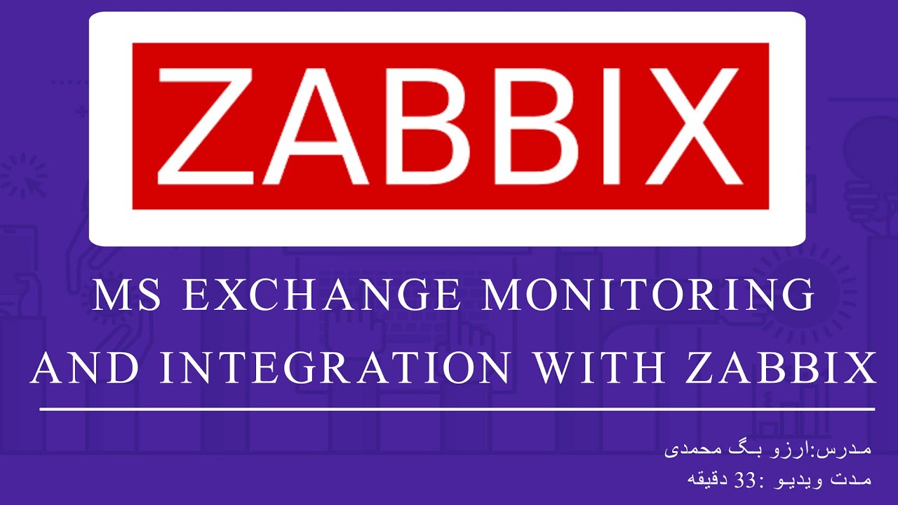 monitor exchange with zabbix - YouTube