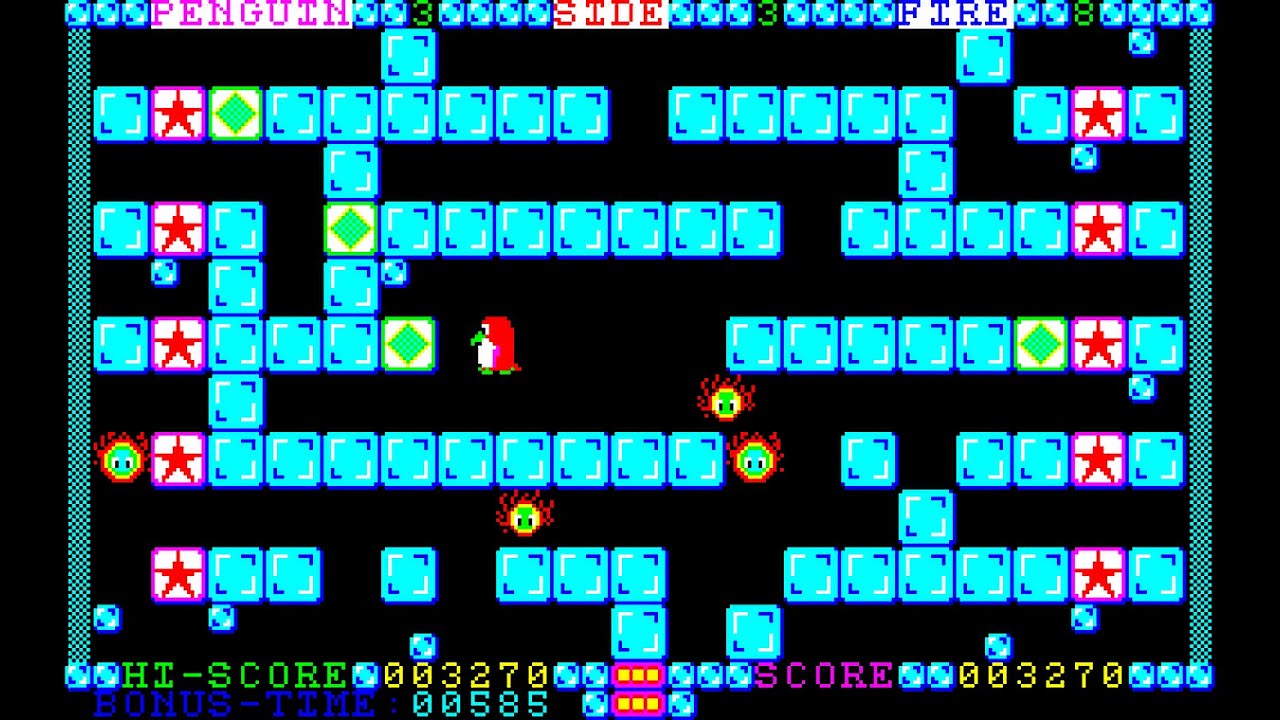 Sharp X1 Game: Ice Block (1983) - YouTube