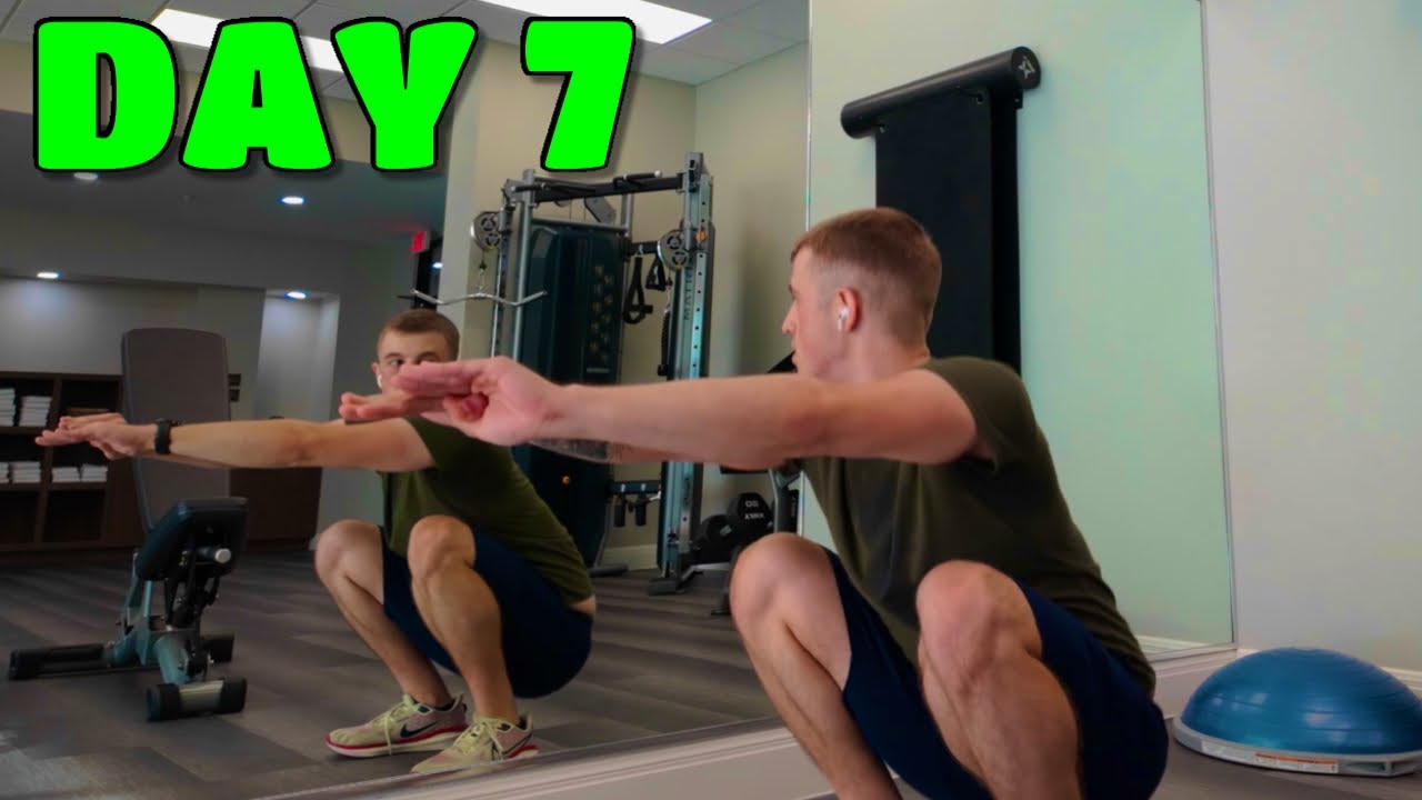 Push-Ups Everyday (Day 7) - One Week Done! - YouTube