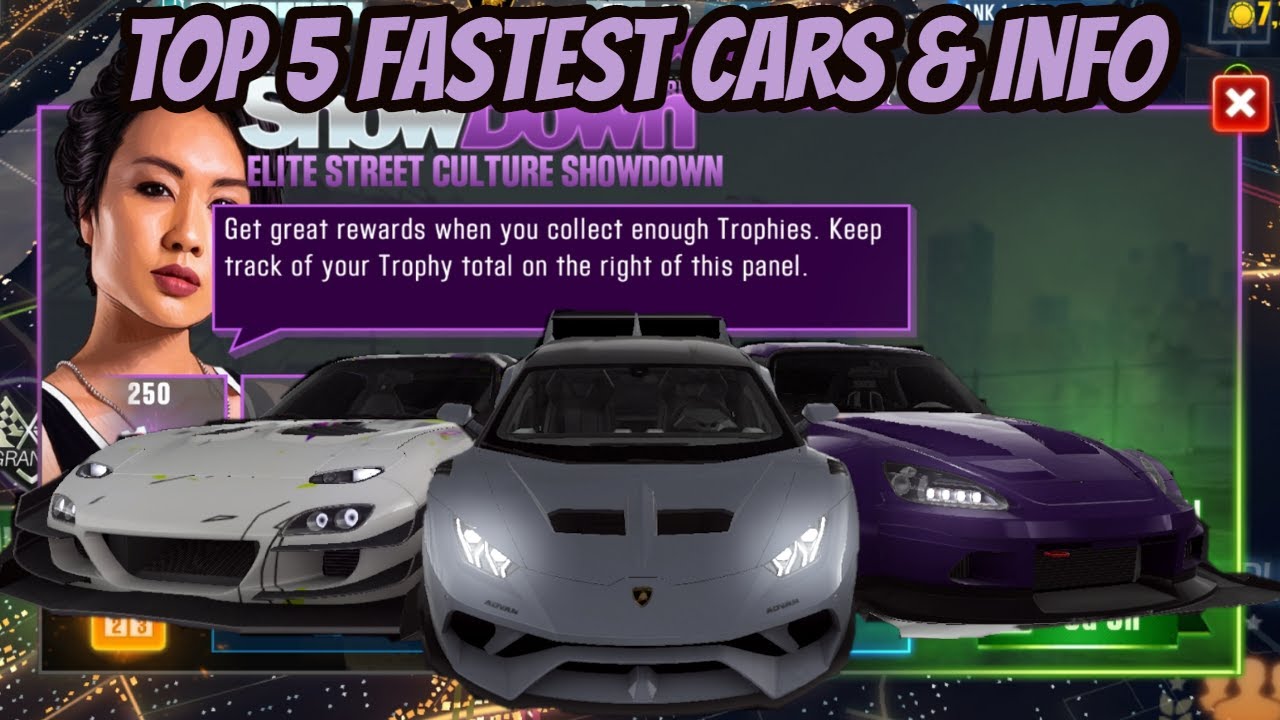 CSR2 | ELITE STREET CULTURE SHOWDOWN SEASON 129 | Top 5 Fastest Cars ...