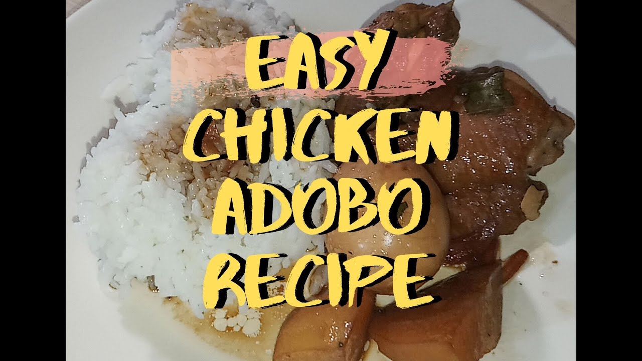How to cook Classic Filipino Chicken Adobo - Easy Recipe - YouTube