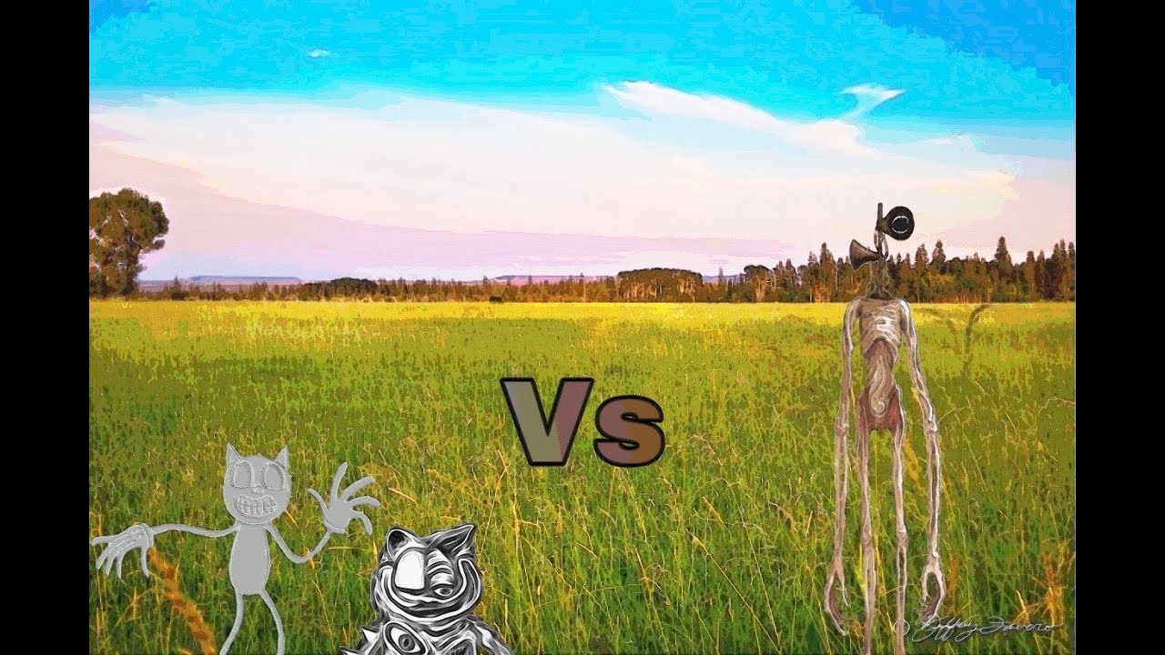 gmod cartoon cat and gorefield vs siren head - YouTube