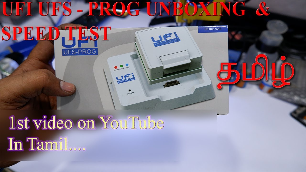 UFI UFS-PROG Adapter | Unboxing | Speed Test | in Tamil - YouTube