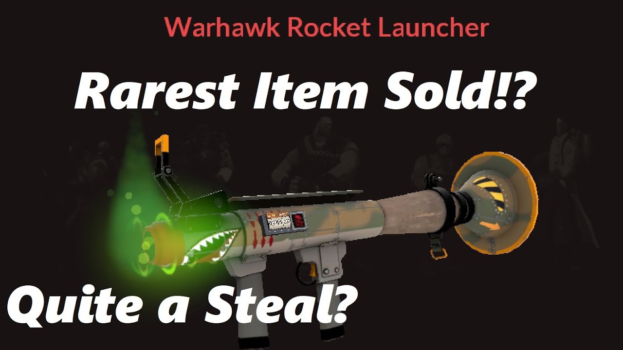TF2 Trading: Rarest Item in the Game got Sold!? Quite a Steal? - YouTube