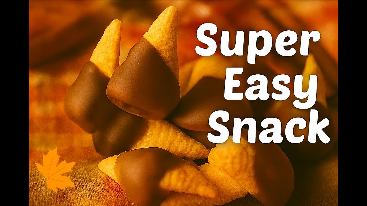 Quick and super easy chocolate snack, with my snack tip too! - YouTube