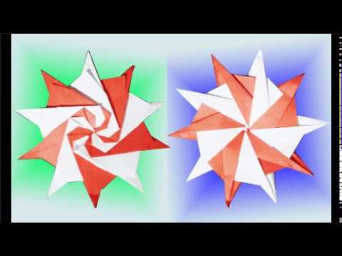 Spinning Star_ Origami step by step_ intermediate - YouTube