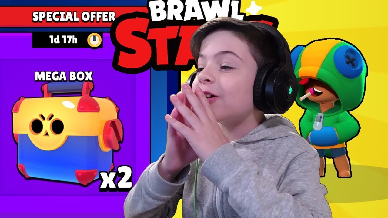 MEGA BOX OFFER | LEON GAMEPLAY - Brawl Stars - YouTube