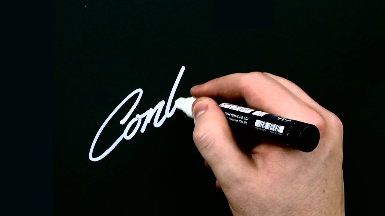 Contrast Hand Lettering - YouTube