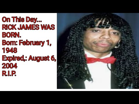 On This Day... RICK JAMES WAS BORN. February 1 1946 - August 6, 2004. R ...