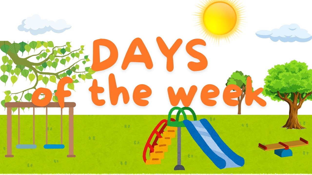 Days of the Week for children, toddlers, preschoolers, kindergarteners ...