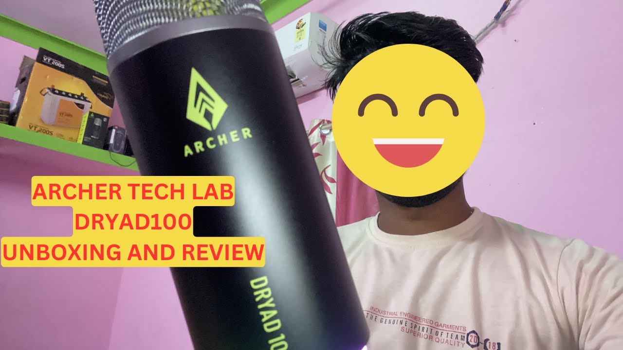 Unboxing Archer tech lab Dryad 100 Budget Microphone For Youtube - YouTube