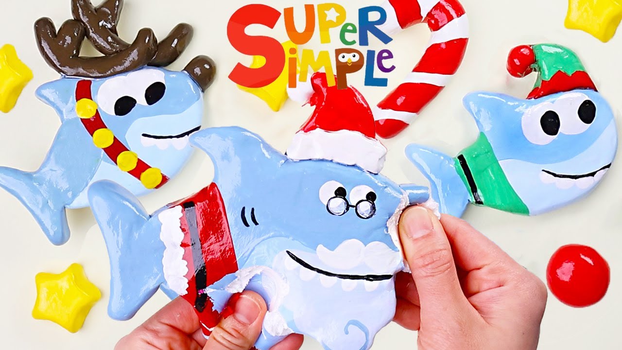Baby Shark Christmas Song featuring Finny The Shark / super simple ...