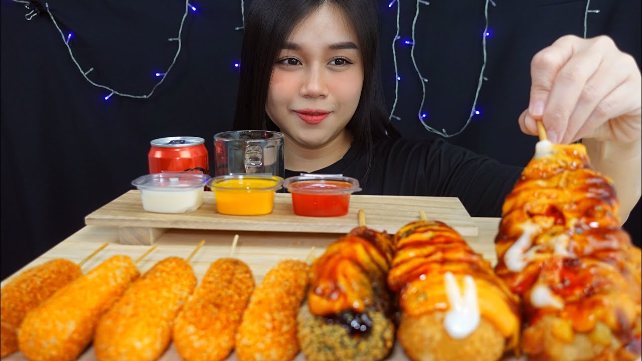 ASMR Mukbang Cheese Stick | Cheese Stick Party - YouTube
