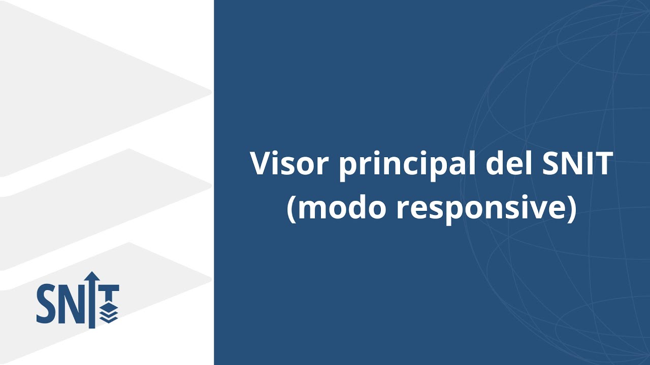 Visor del SNIT (modo responsive) - YouTube