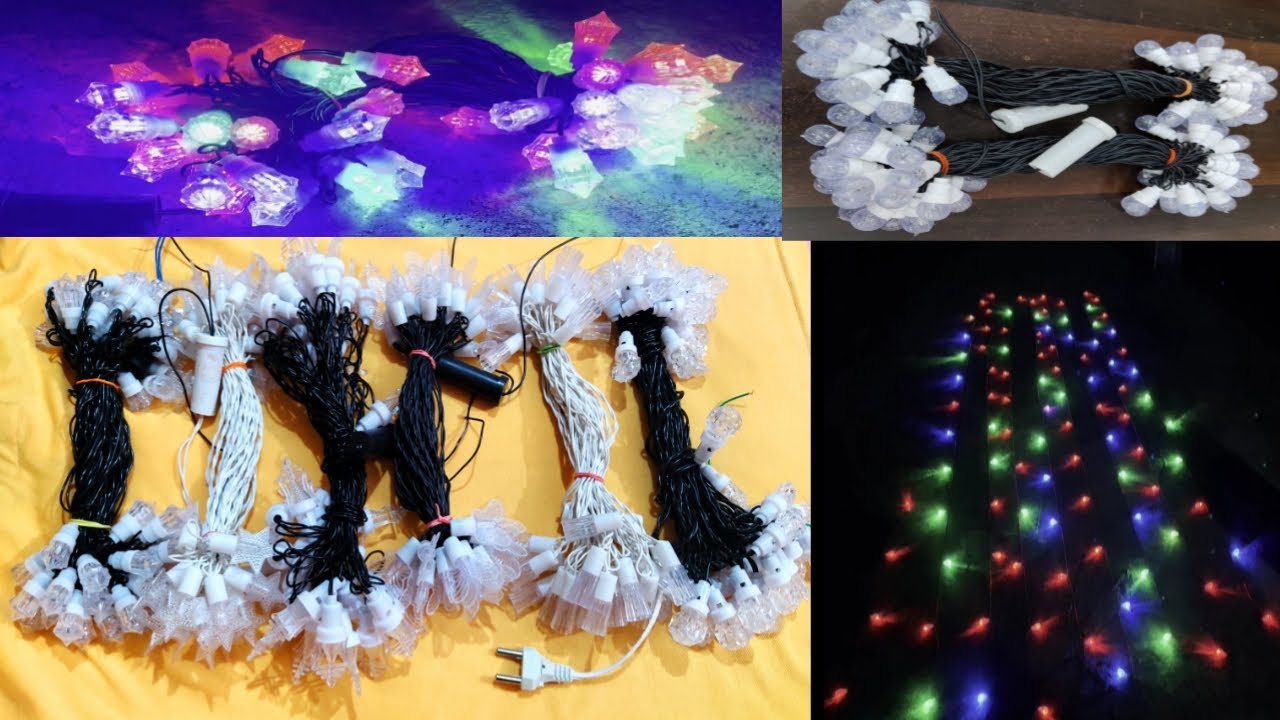 Homemade Jhalar light || Indian Led Series light - YouTube