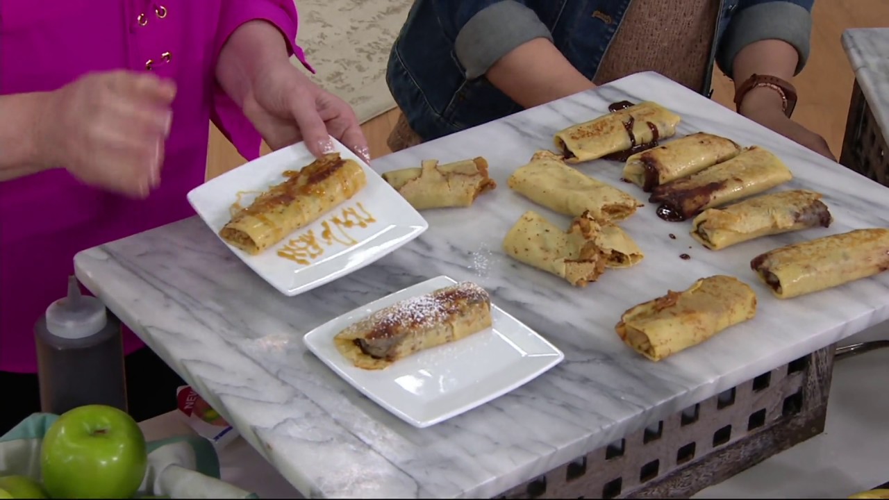 CREPiNi 20 Count Grab & Go Individually Wrapped Crepes on QVC - YouTube