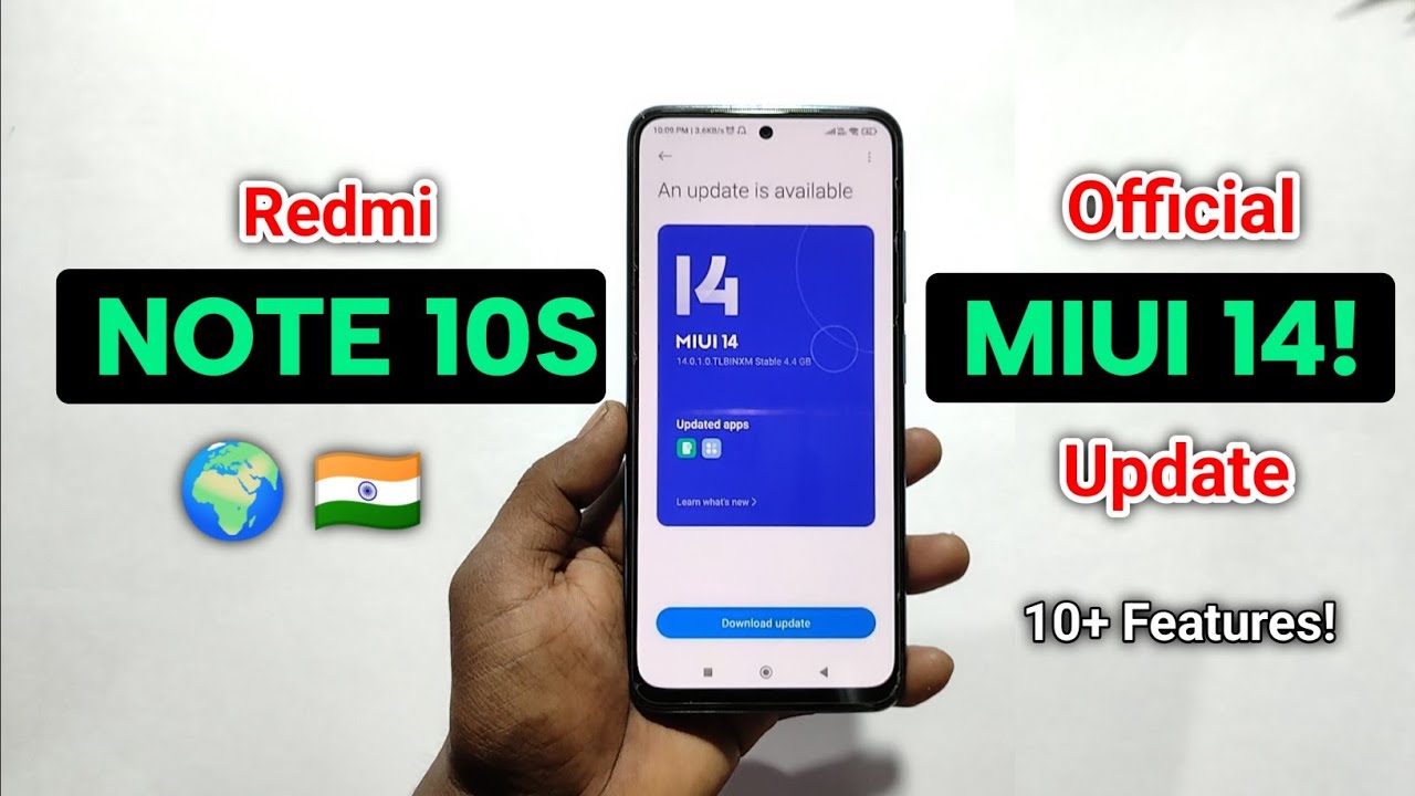 Official MIUI 14.0.2.0 Update Redmi Note 10S | Redmi Note 10S MIUI 14 Features | MIUI 14 |Dot SM ...