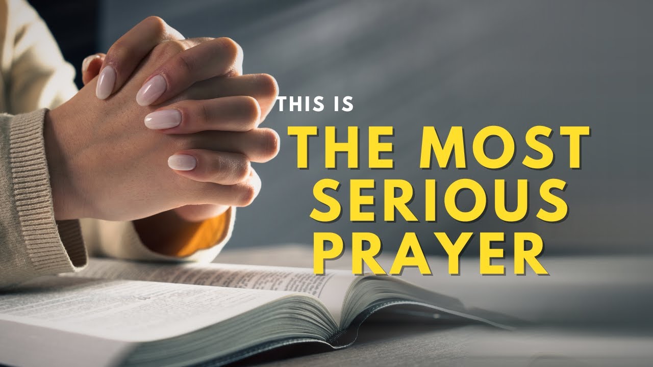 This is the most serious prayer you can pray for the Anointing of God ...