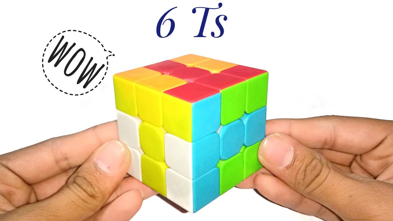 6 Ts Pattern on Rubik's cube 👌 | Squid Shaurya | Rubik's cube | Pattern - YouTube