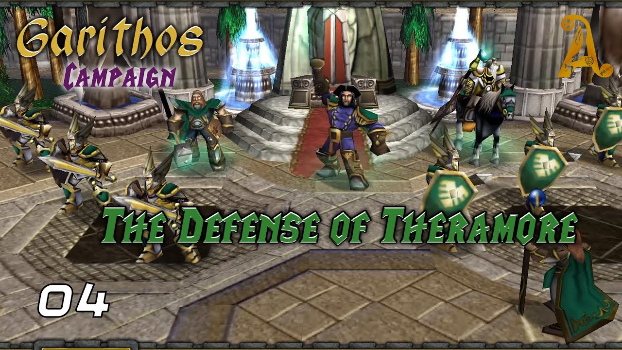 Warcraft III Garithos Campaign 4 The Defense of Theramore - YouTube