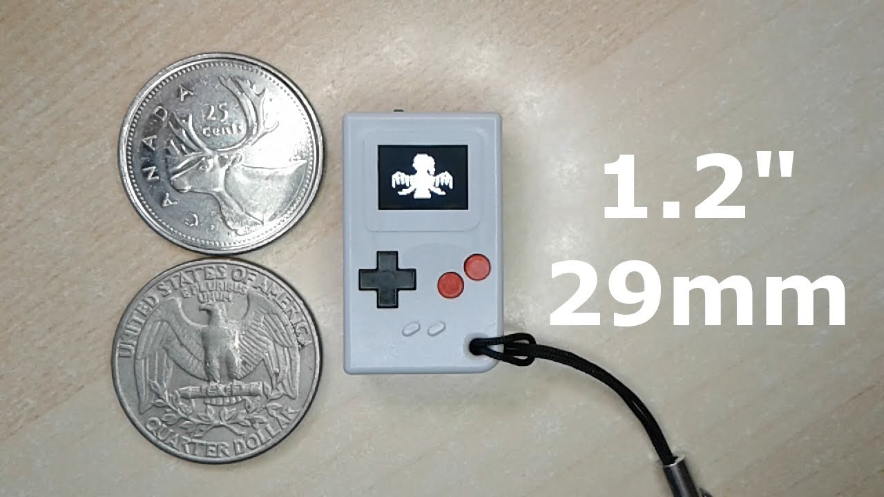Bad Apple on the Thumby (world's smallest game system) - YouTube