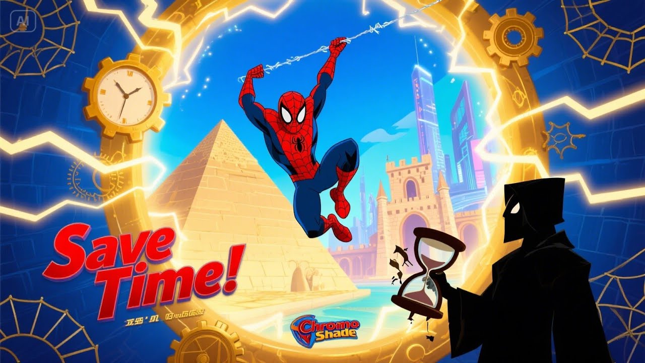 Spider-Man and the Time Web Trouble ⏳🕸️ | Spider-Man Time Travel Story ...