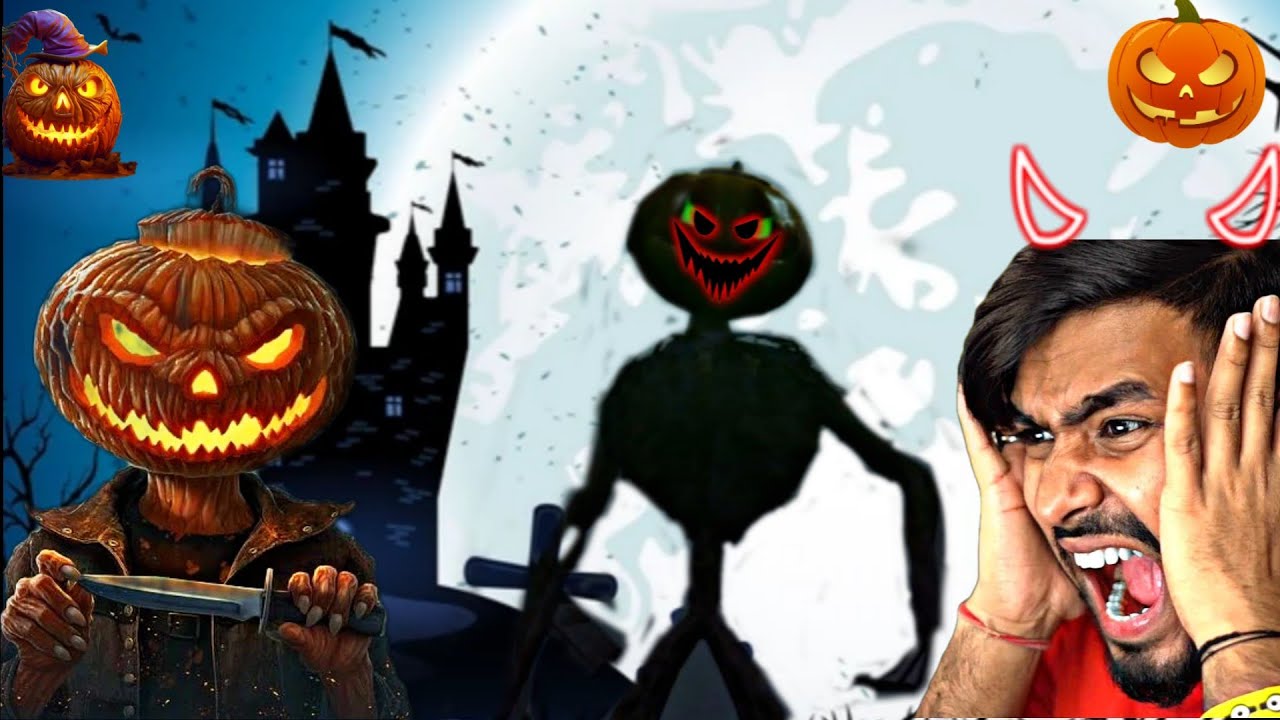 || I Played Horror Farm Pumpkinhead Game || Pumpkinhead Haunted Game ...