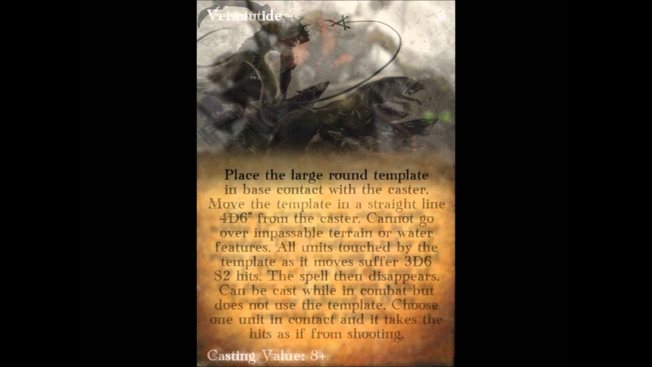 Skaven Magic Cards: Plague - YouTube