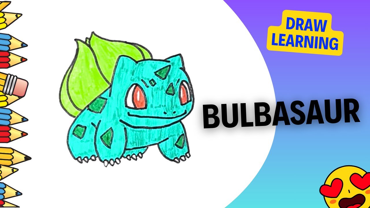 How to Draw BULBASAUR While Learning SPANISH - YouTube