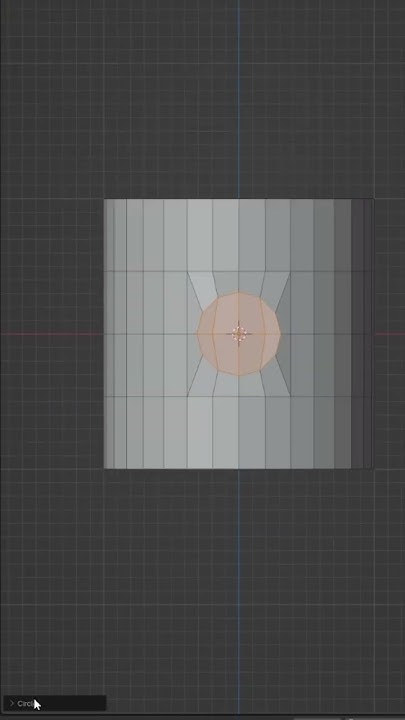 Loop tools - Circle #blender3d #blender - YouTube