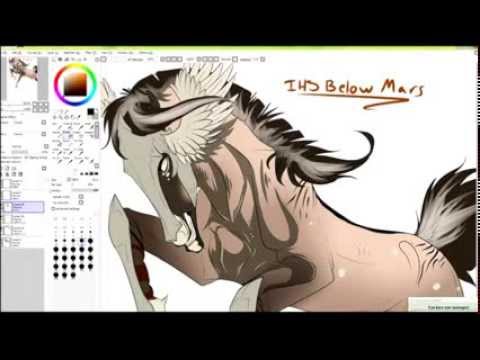 SAI Horse Shading Tutorial - YouTube