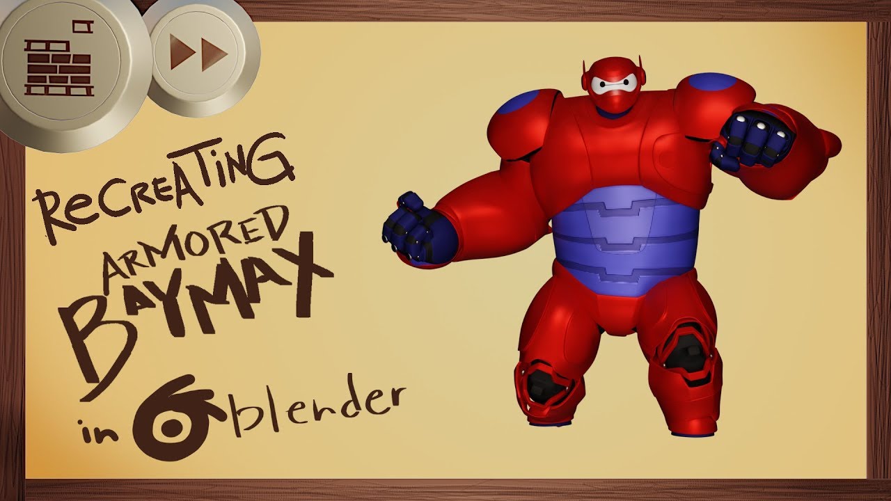 Recreating Armored Baymax in Blender - YouTube