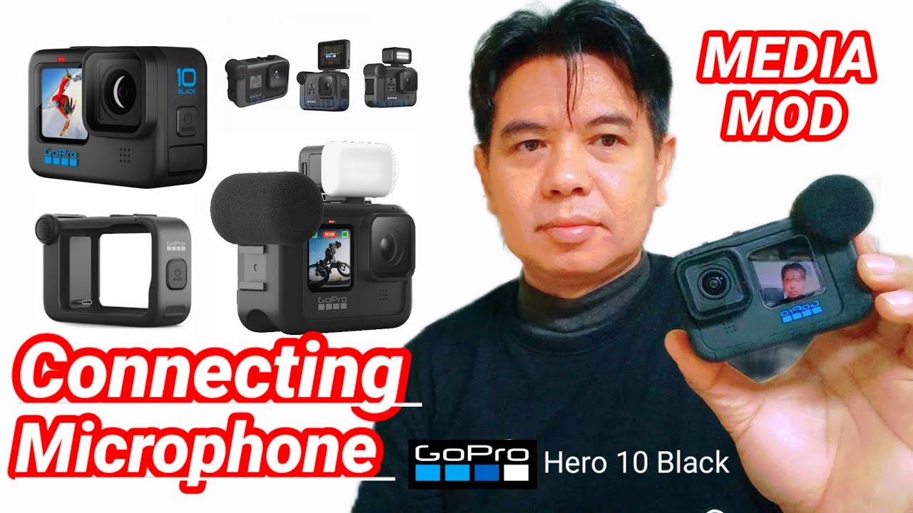 Menghubungkan Microphone Media Mod ke Gopro Hero 10 Black - YouTube