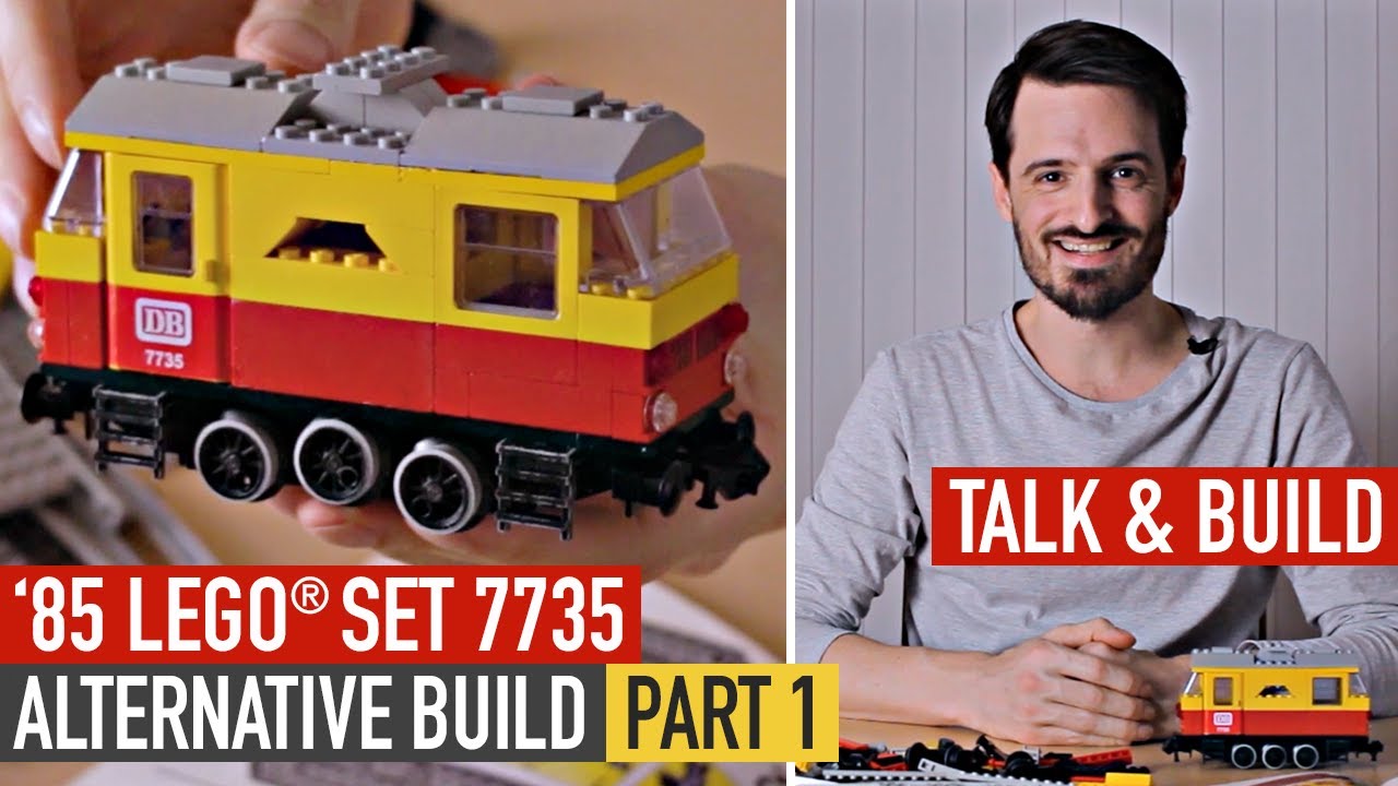 Building LEGO Trains Set 7735 Alternative Model – A Nostalgic 12V ...