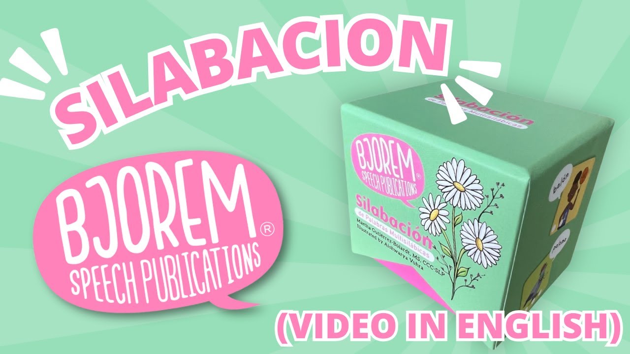 Bjorem Speech Silabacion - Bilingual Multisyllabic Words (Video in English) - YouTube