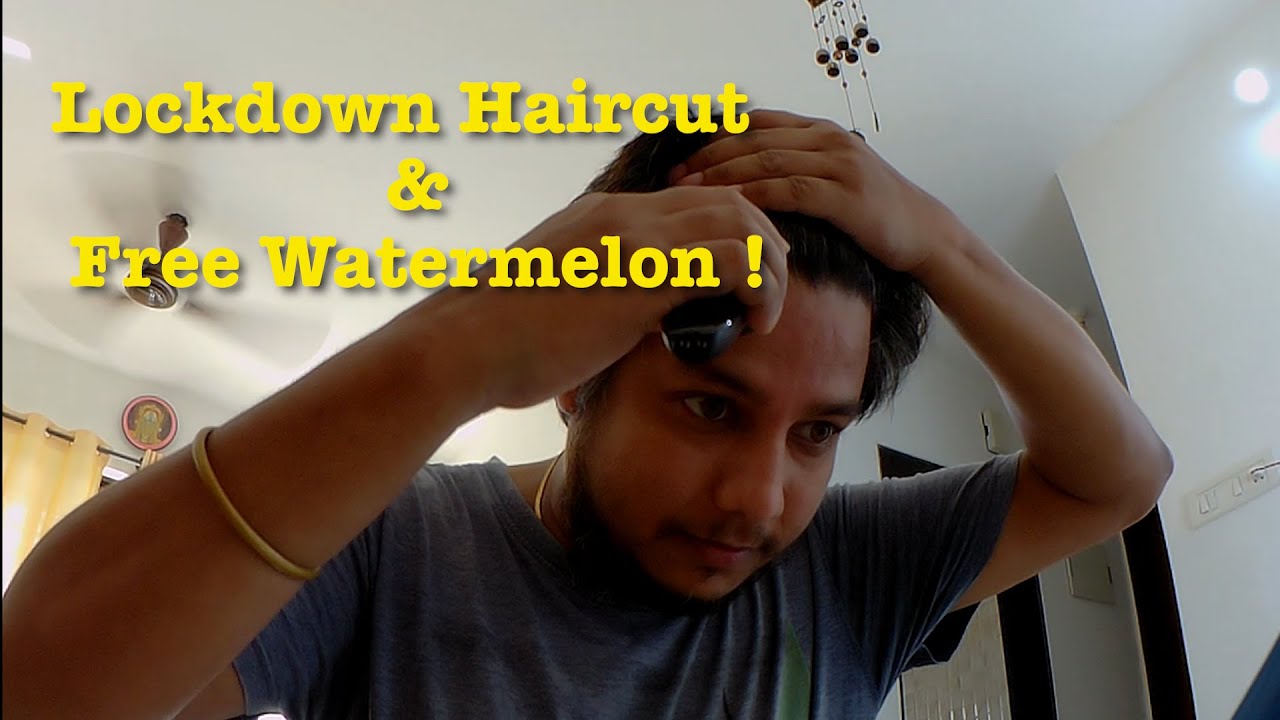Lockdown Haircut : Free Watermelon ! - YouTube