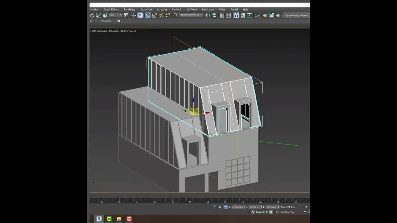3D's MAX Exterior Modeling Training- 3d max tutorial- 👉Full video👇 ...