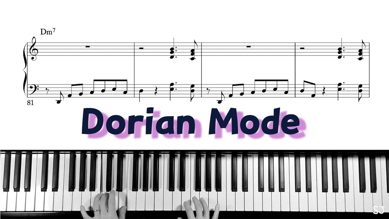 An Example of The Dorian Mode (In all 12 keys) - YouTube