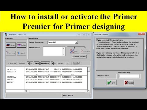 How to install Primer premier | How to generate key for Primer Premier ...